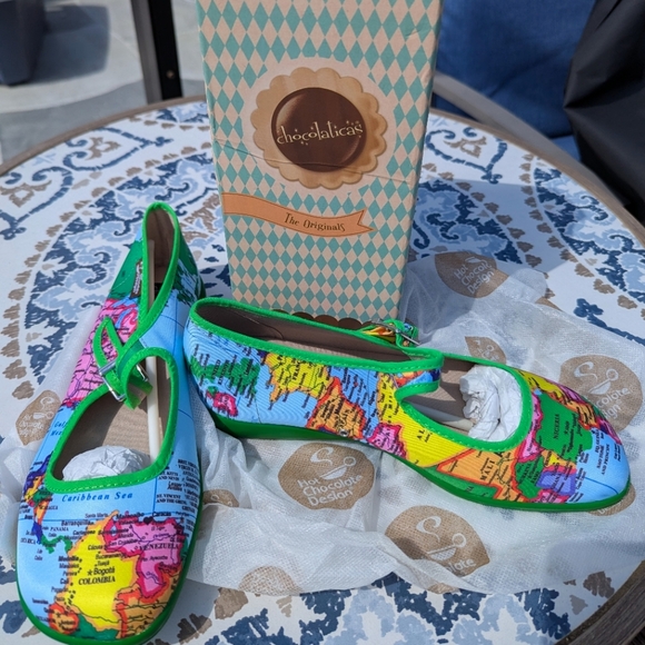 Hot Chocolate Design | Shoes | Nwt Hot Chocolate Designs World Map ...